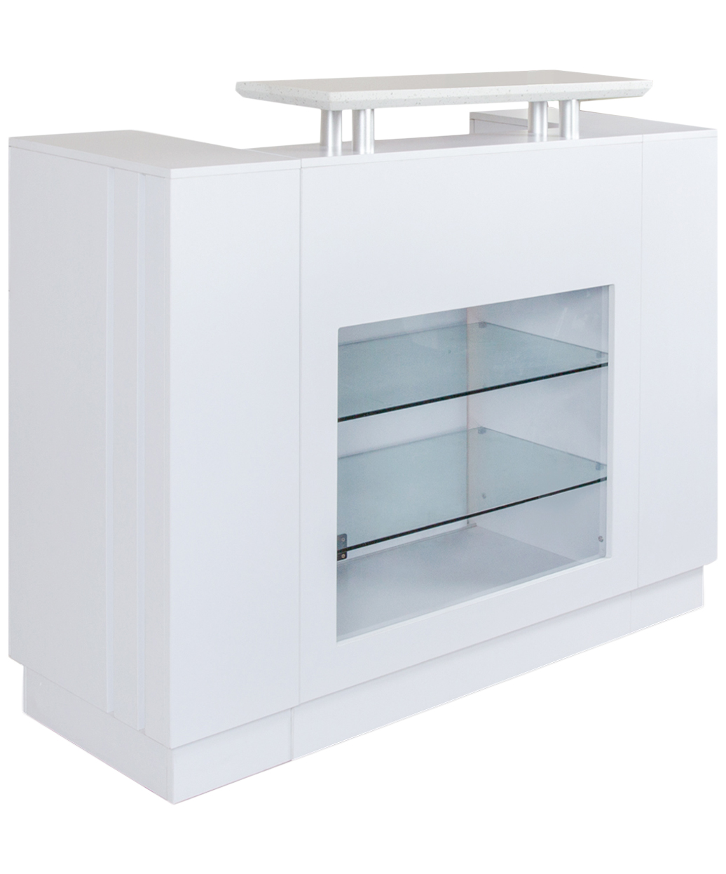 J&A Granite Top Reception Desk | Buy-Rite Beauty