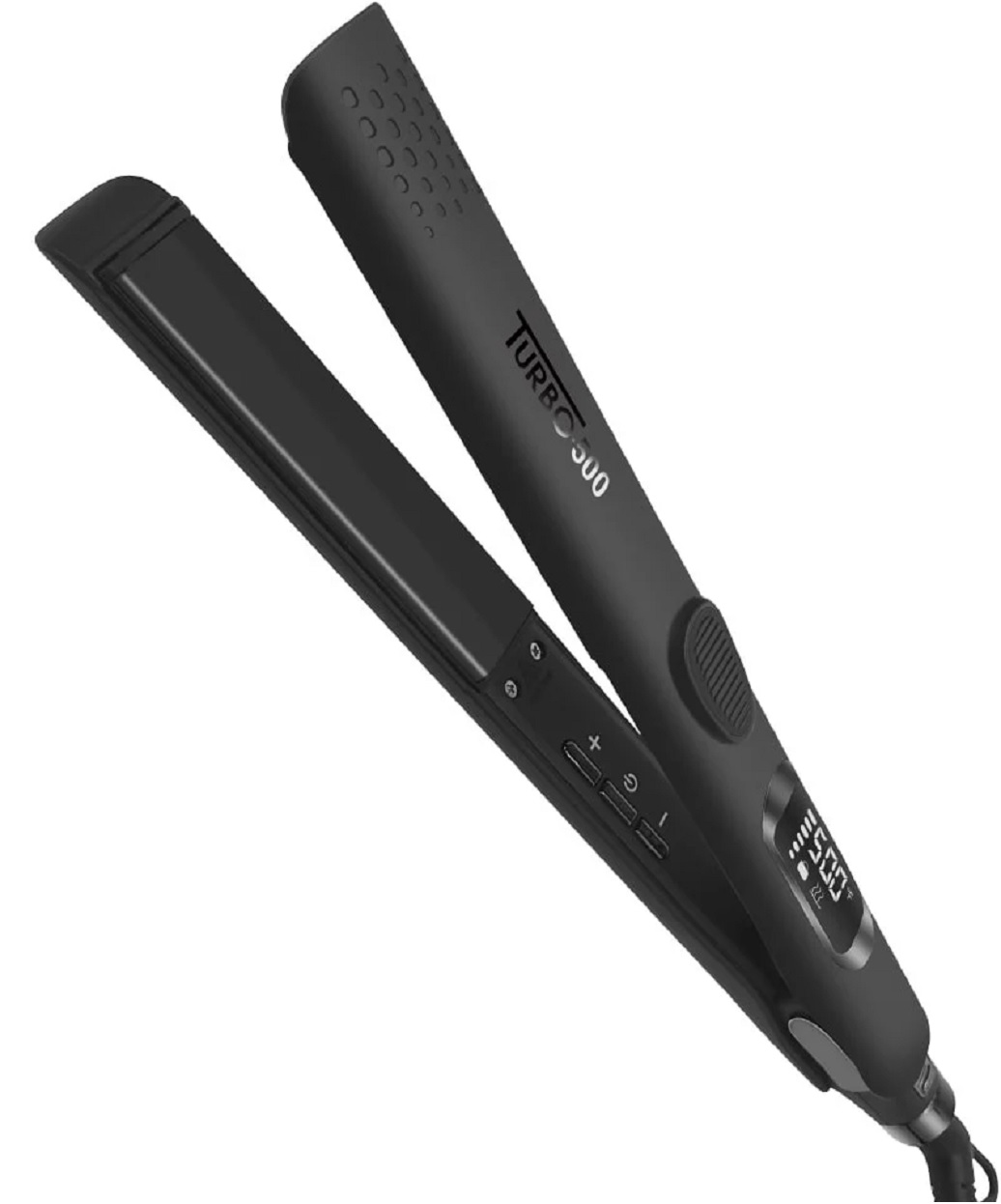 Turbo 500 Nano Black Titanium Flat Iron (1 inch) for Salons and ...