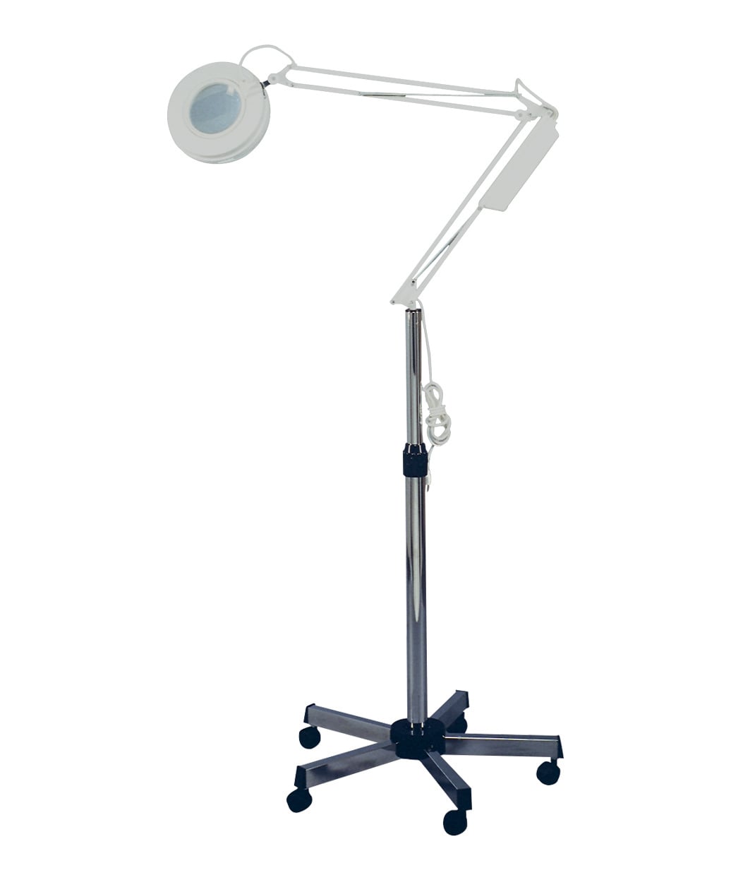 Pibbs Magnifying Lamp on Wheels 2010C 5 Diopter Magnifier on Wheels for ...