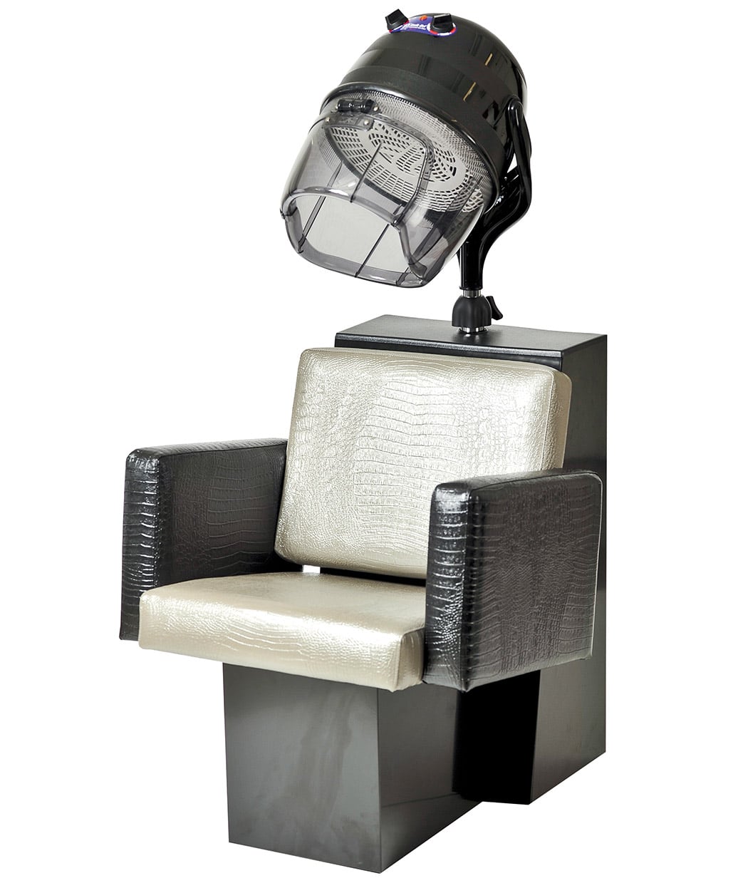 Pibbs Cosmo Salon Dryer Chair 3469 Hooded Dryer Chair w/ Metal Base ...