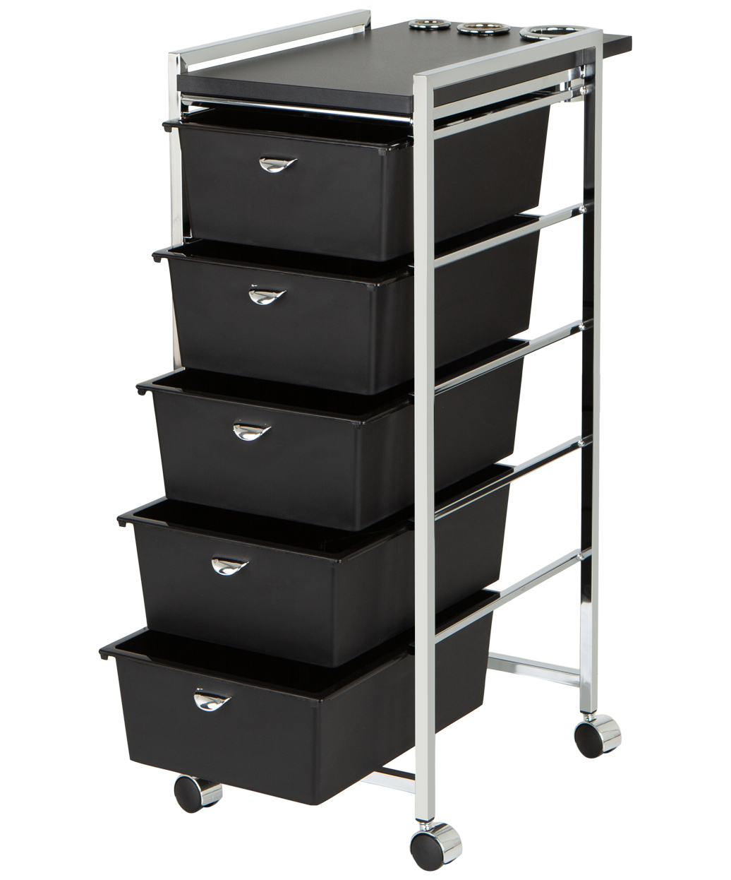 Pibbs Wood Top Utility Cart / Trolley D29 Salon Cart On Casters w ...