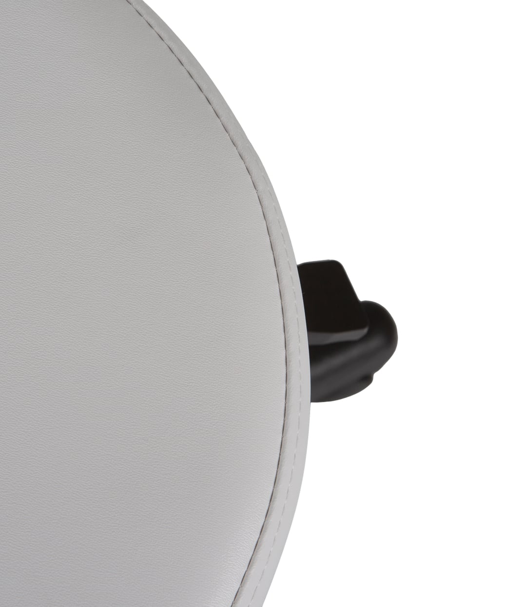 White Round Salon Technician / Task Stool For Hair Cutting Manicure ...