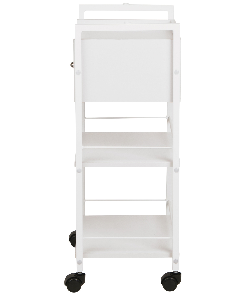 Jenny 3-Tier Esthetician Utility Cart / Trolley with Drawer on Rolling ...