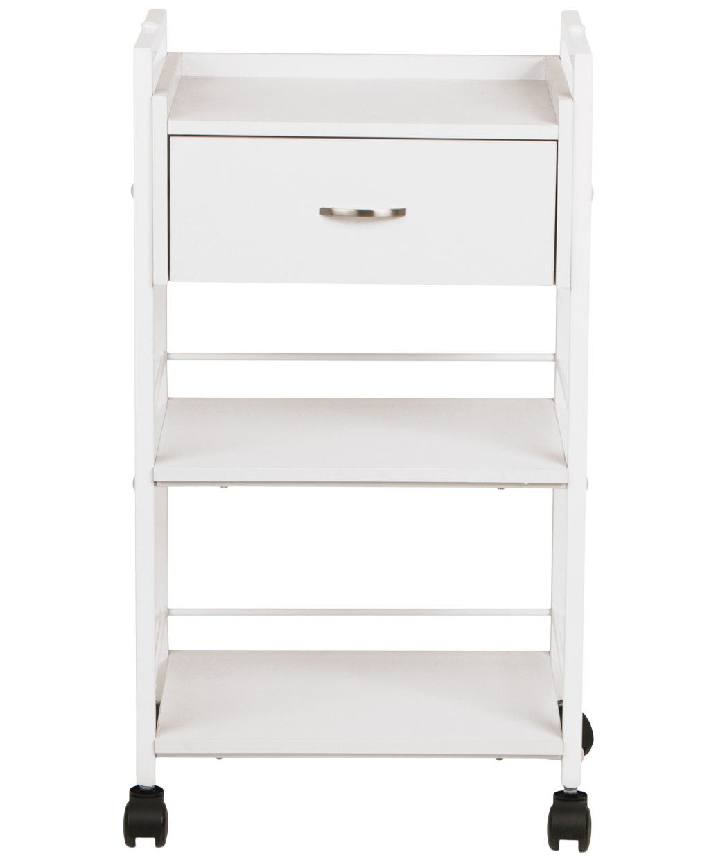 Jenny 3-Tier Esthetician Utility Cart / Trolley with Drawer on Rolling ...