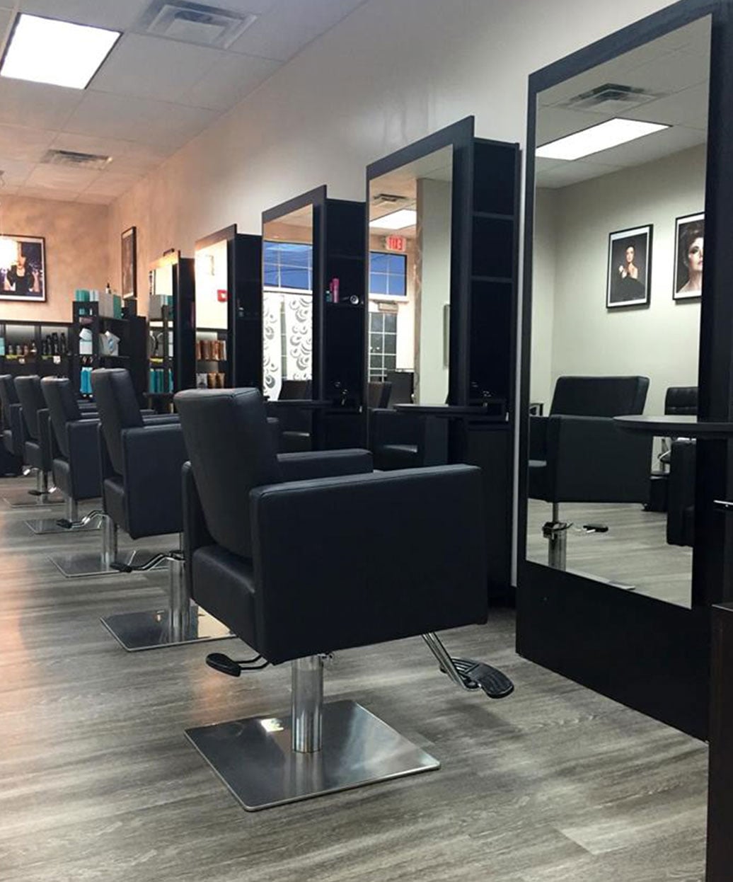 Christina Modern European Design Salon Styling Chair with T-Bar ...