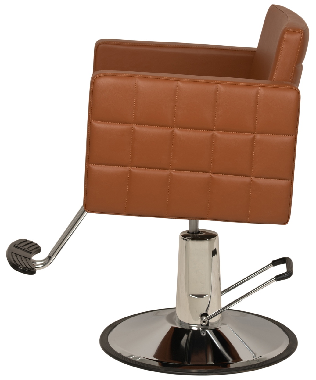 Icon Salon Styling Chair with Wide Seat and Detailed Quilted Embroidery ...