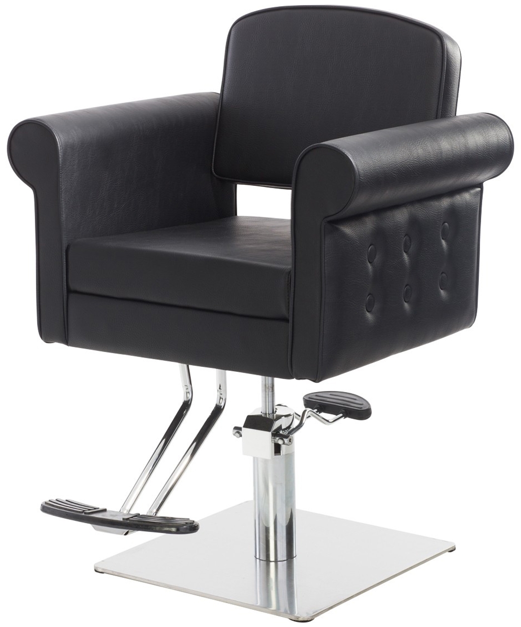 Ivy Salon Styling Chair with Beautiful Tufted Buttons on Sides & Back ...