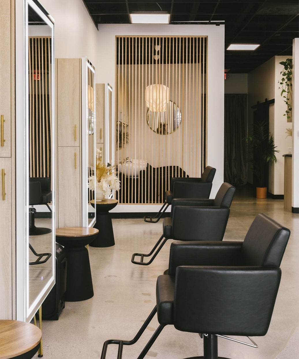 Onyx Heavy-Duty Salon Styling Chair with Mid Century Modern Design ...