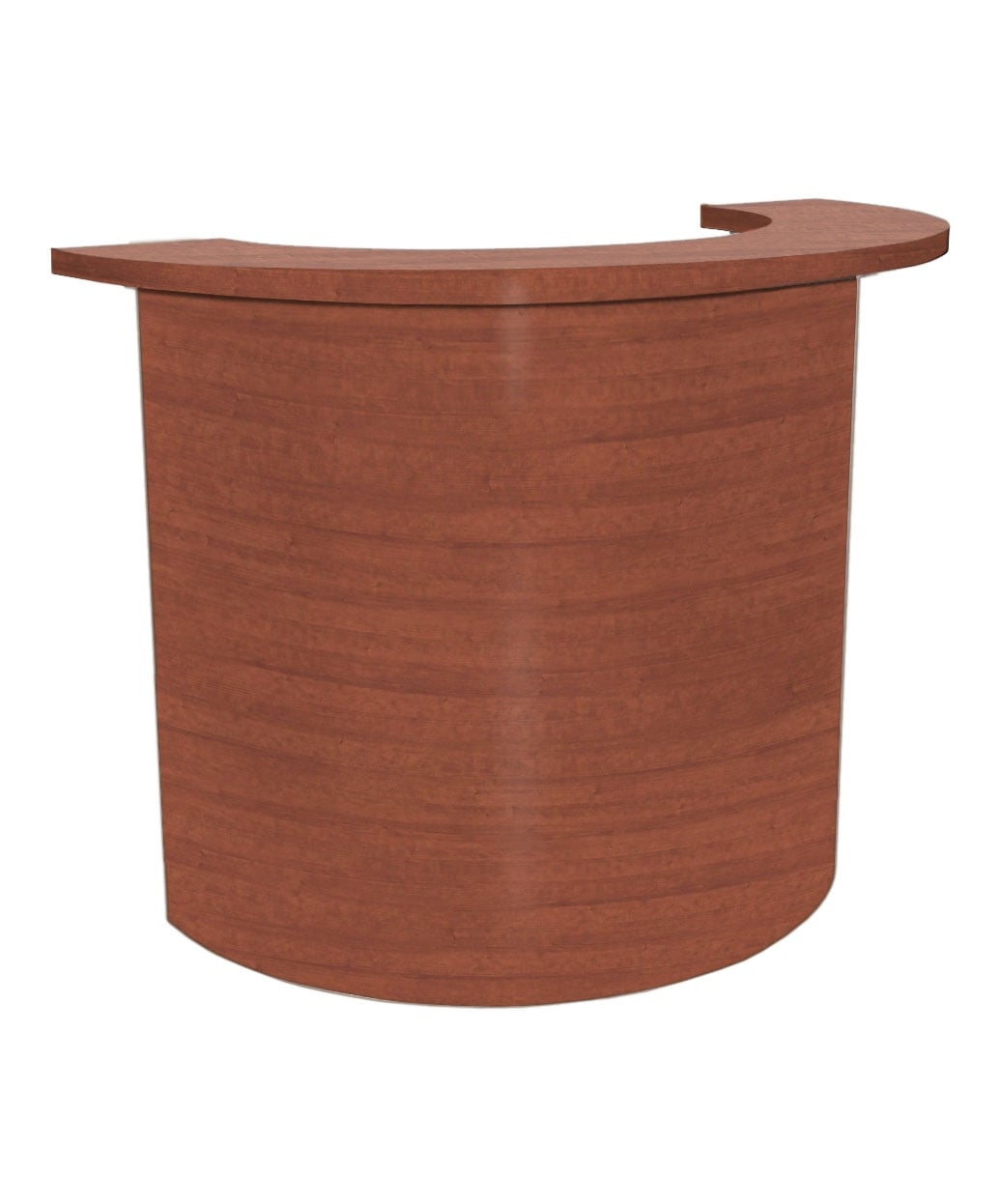 Circular Salon Spa Reception Desk European Style Available in 20 Colors ...