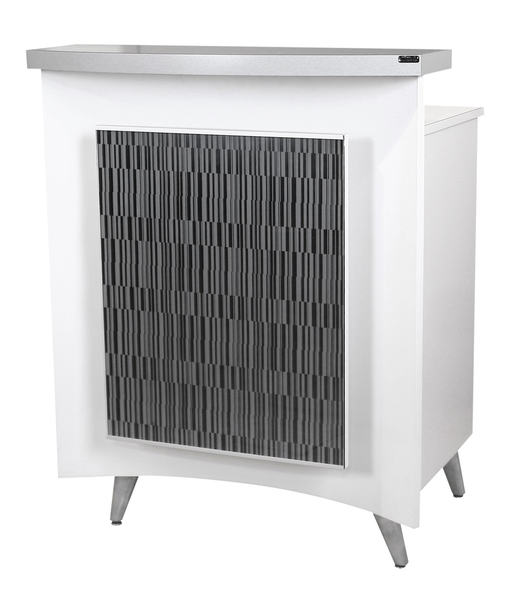 Collins Kurve 6607-33 Concierge Salon Reception Desk With Etched Glass ...