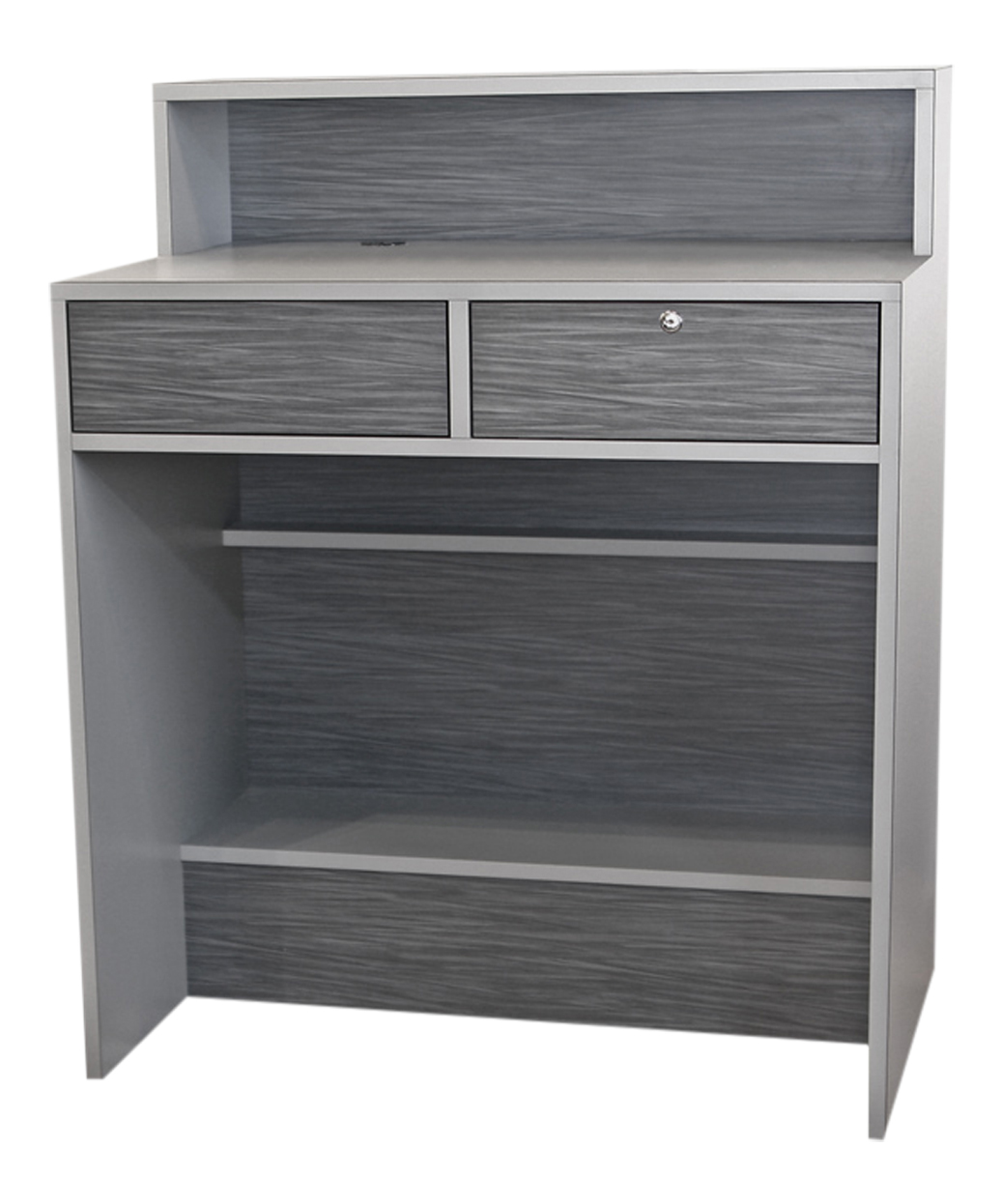 Collins Edge Standing Desk 6627-36 Salon Reception Desk with Two ...